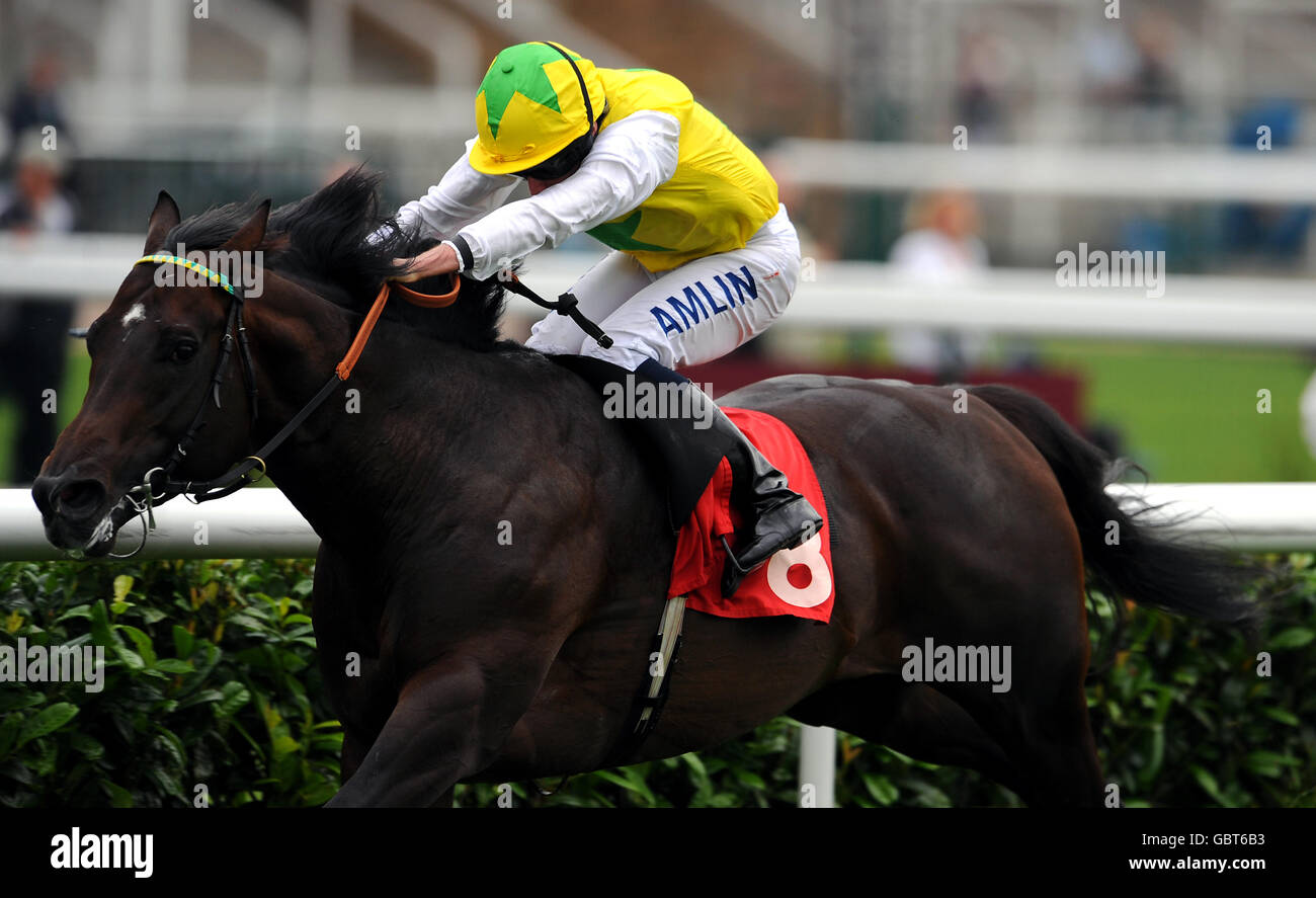 Horse racing the simpson millar race day doncaster racecourse hi-res ...
