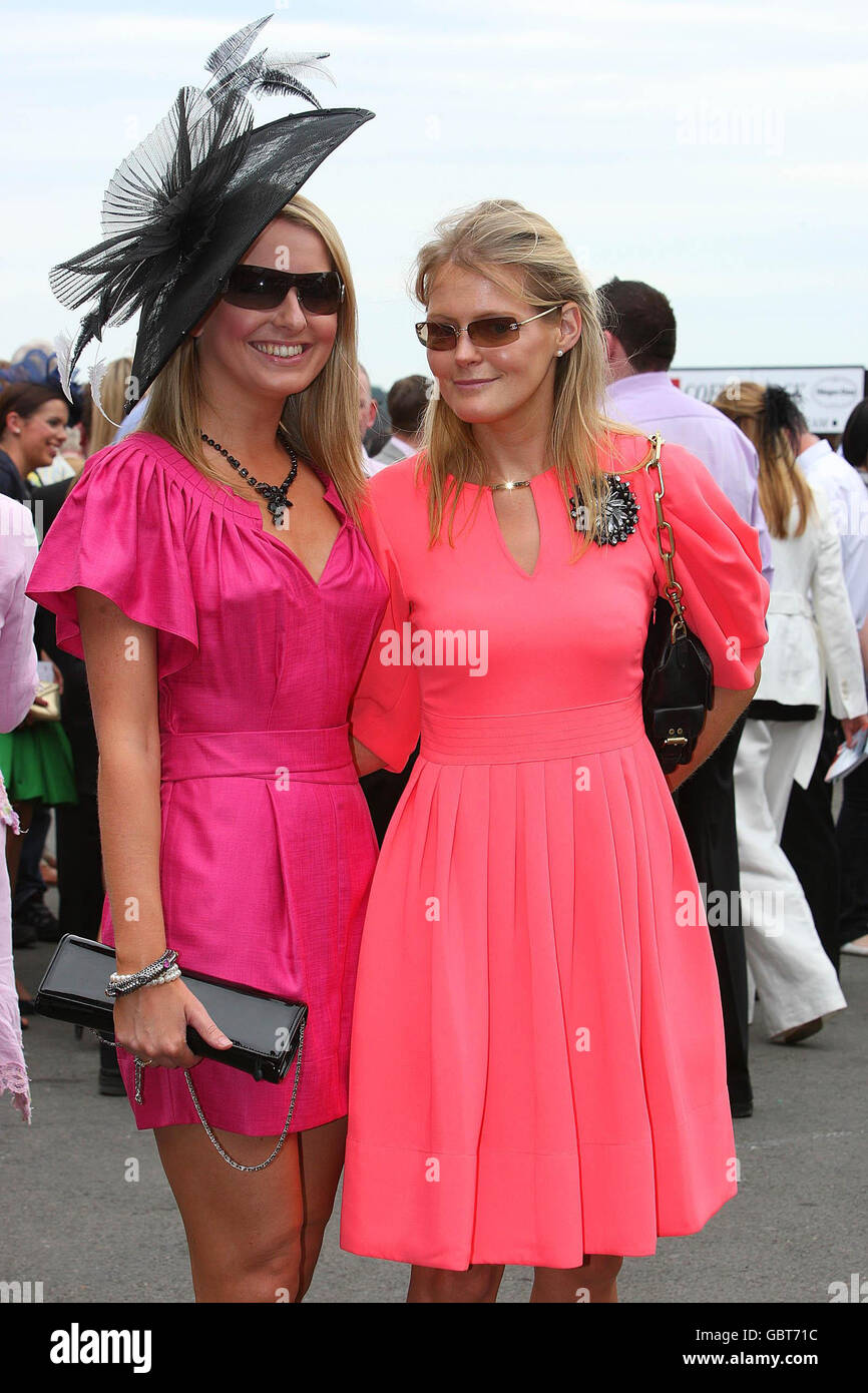 Corina Murray (left) from Co.Down and Sandra Cassidy from Co.Kildare ...