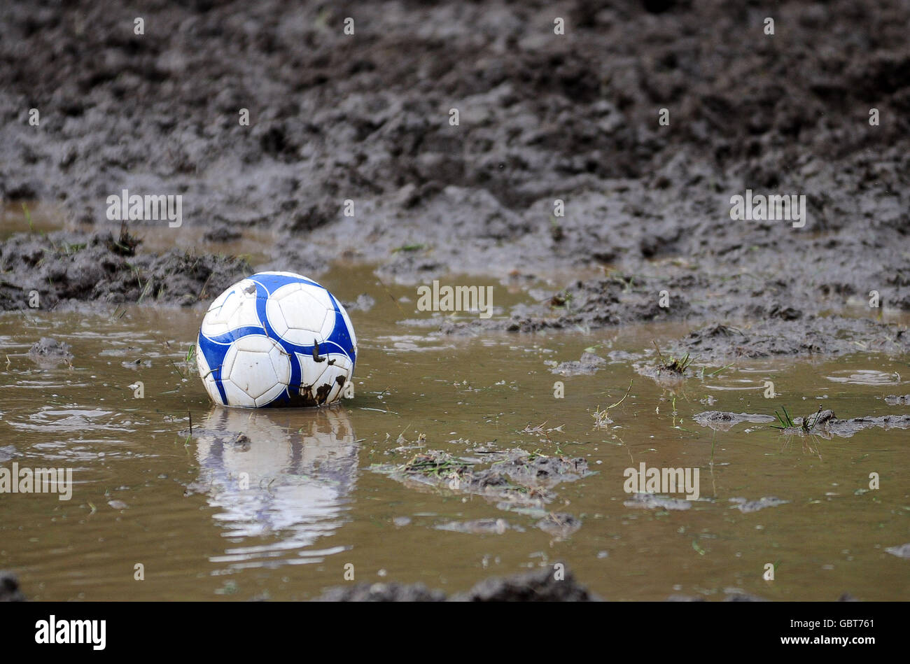 A general view of the pitch at the Swamp Soccer New World Championships ...