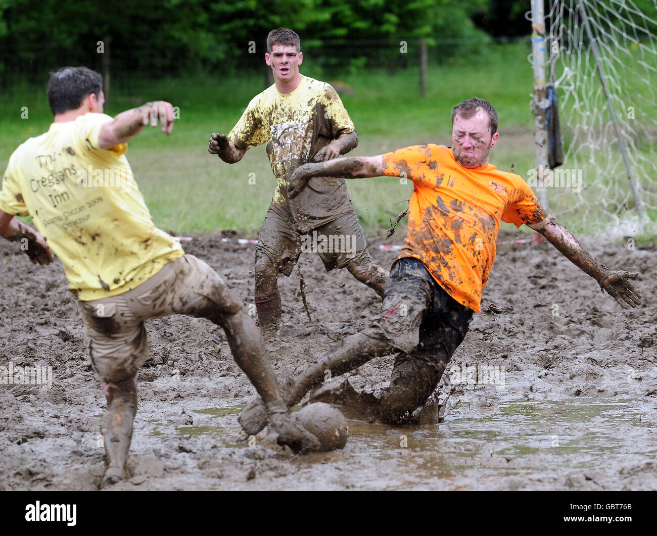 Soccer - Swamp Soccer New World Championships - Strachur Stock Photo ...