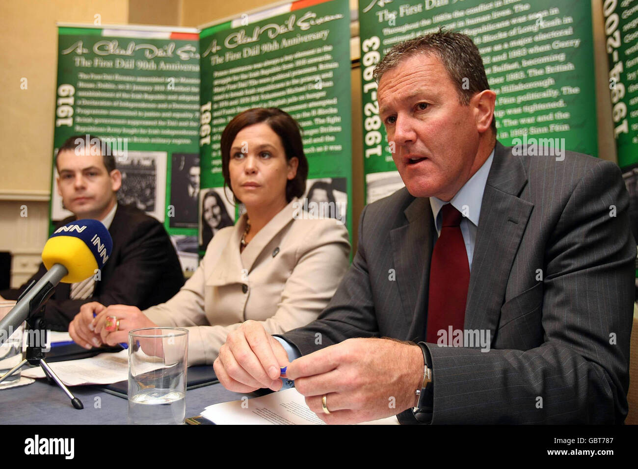 Irish Unity press conference Stock Photo - Alamy