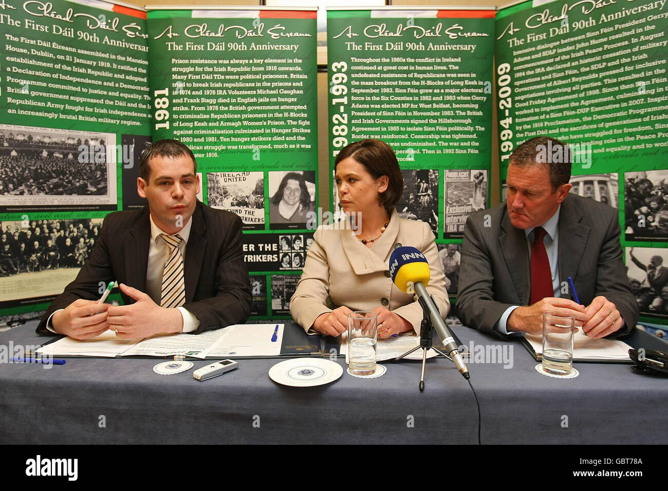 Irish Unity press conference Stock Photo - Alamy