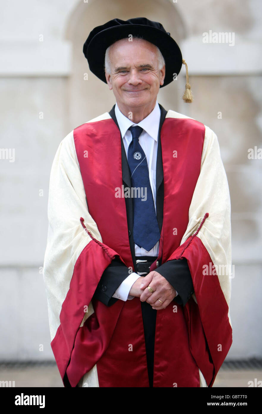 Master of the Queens Music Sir Peter Maxwell Davies, at the Senate ...