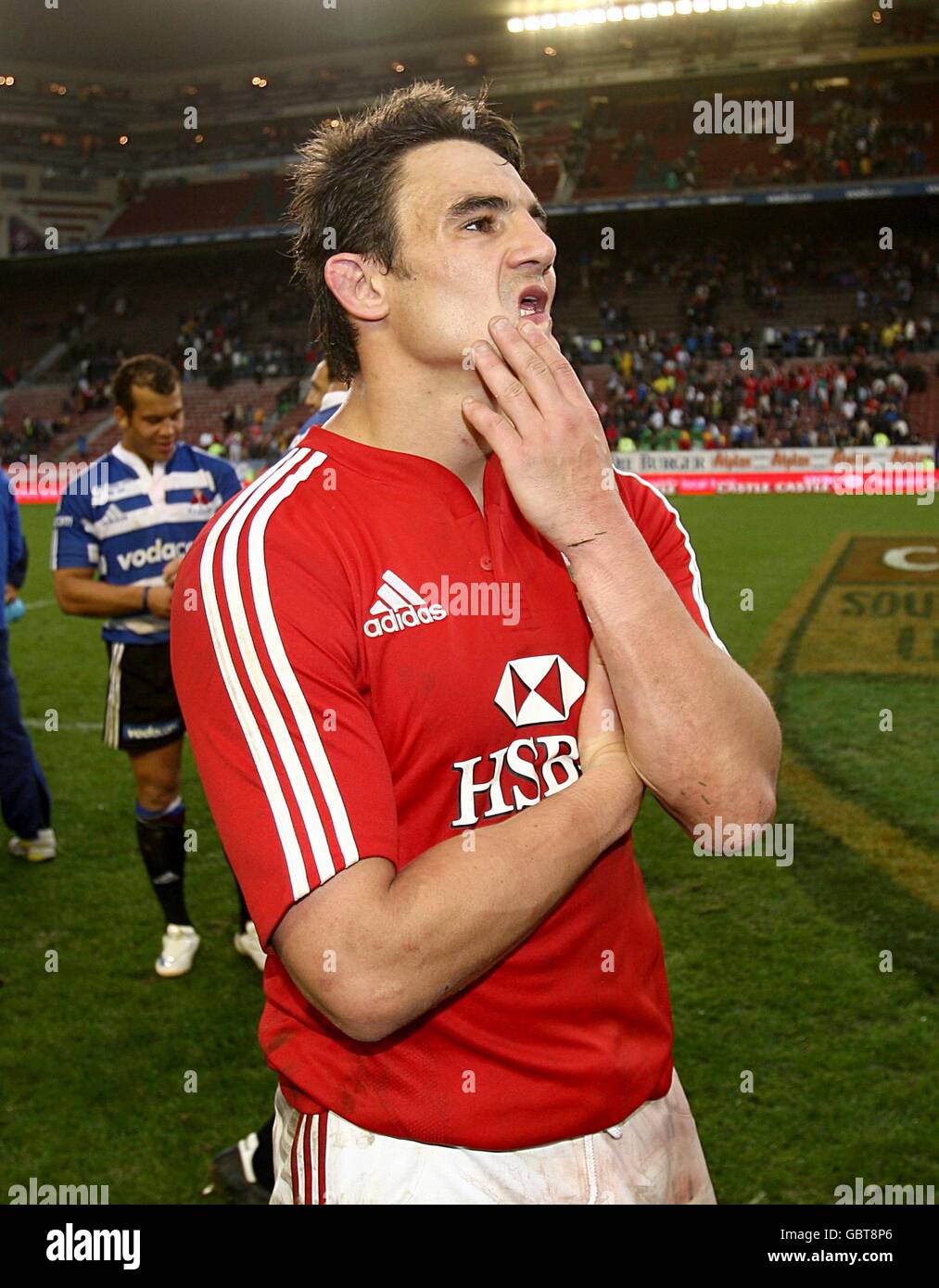 British and Irish Lions' Harry Ellis after the final whistle Stock ...
