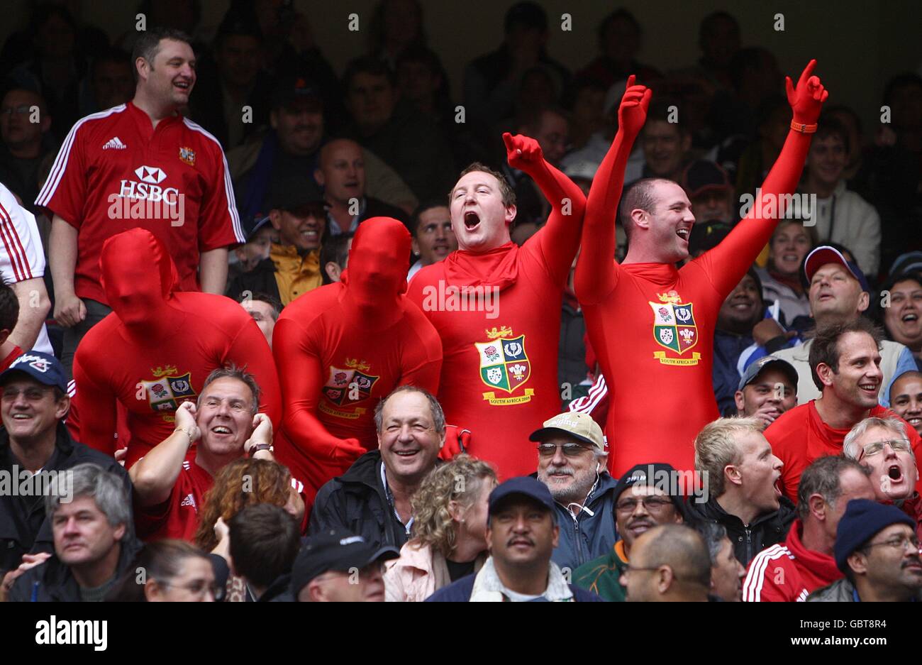 Lions tour rugby fans hi-res stock photography and images - Alamy
