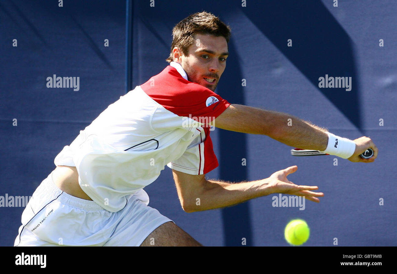 Great Britain's Colin Fleming in against China's Yen-Hsun Lu during the ...