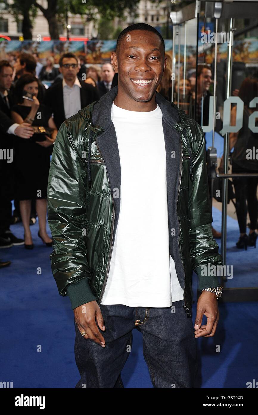 Dizzee rascal arriving for the uk premiere of transformers hi-res stock ...