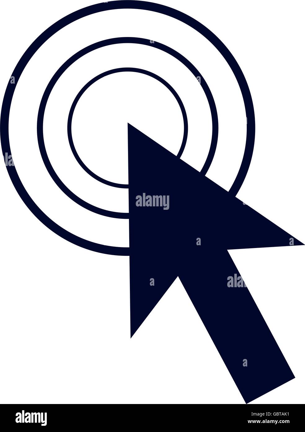 arrow pointer icon Stock Vector Image & Art - Alamy