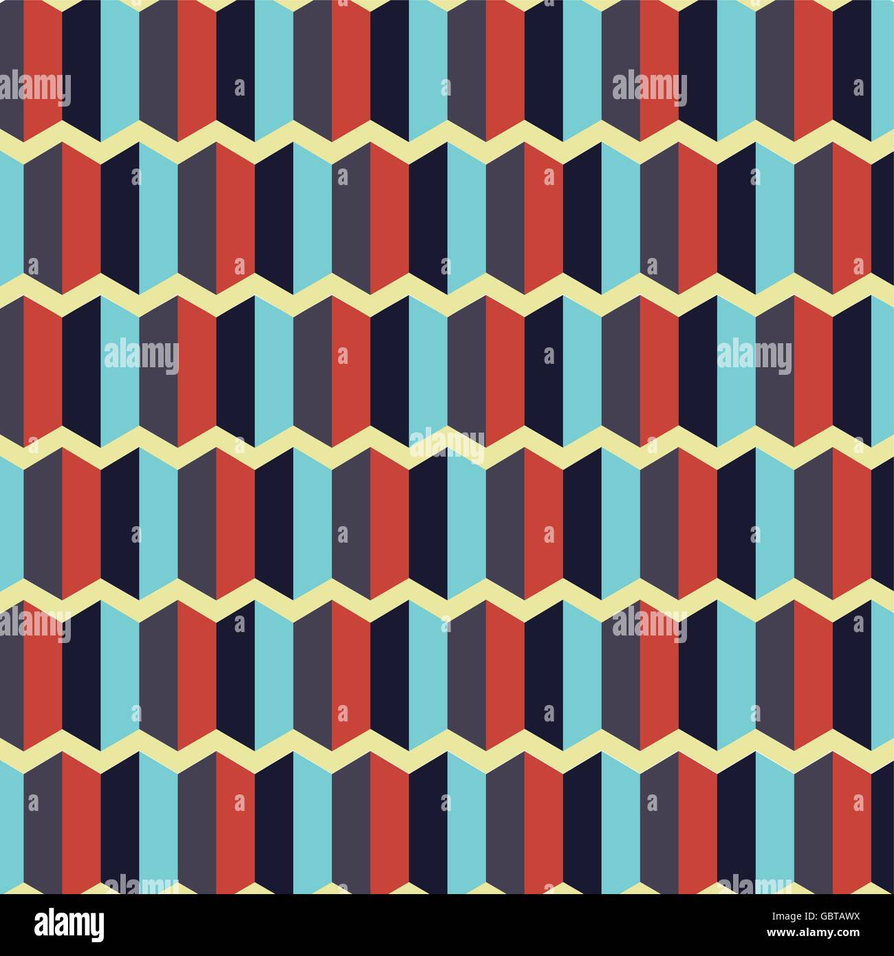 geometric beige red blue background pattern icon Stock Vector Image ...