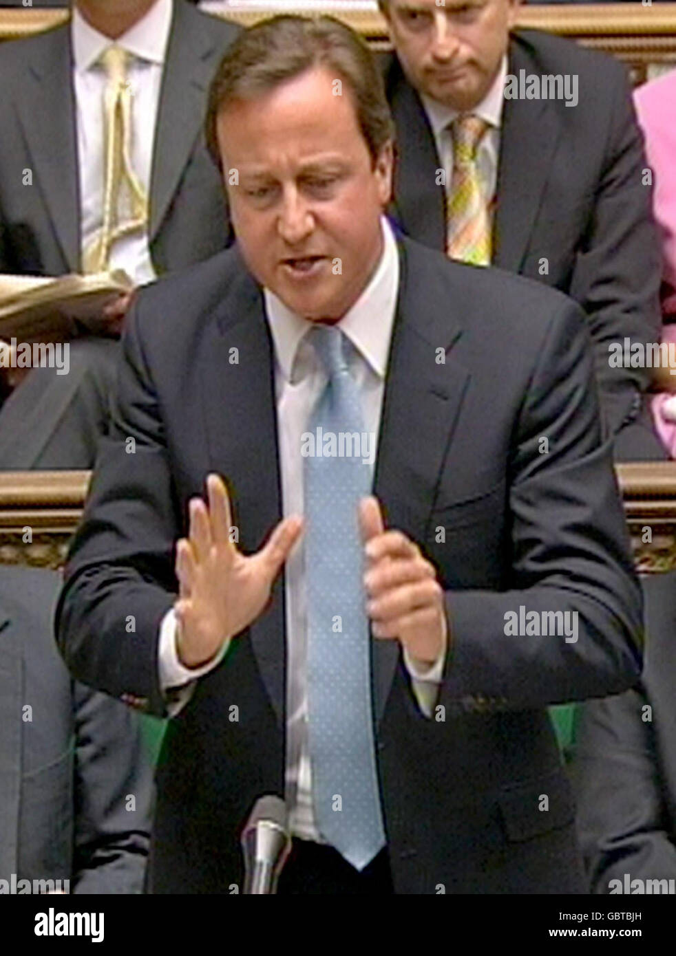 Video grab half length conservative leader hi-res stock photography and ...