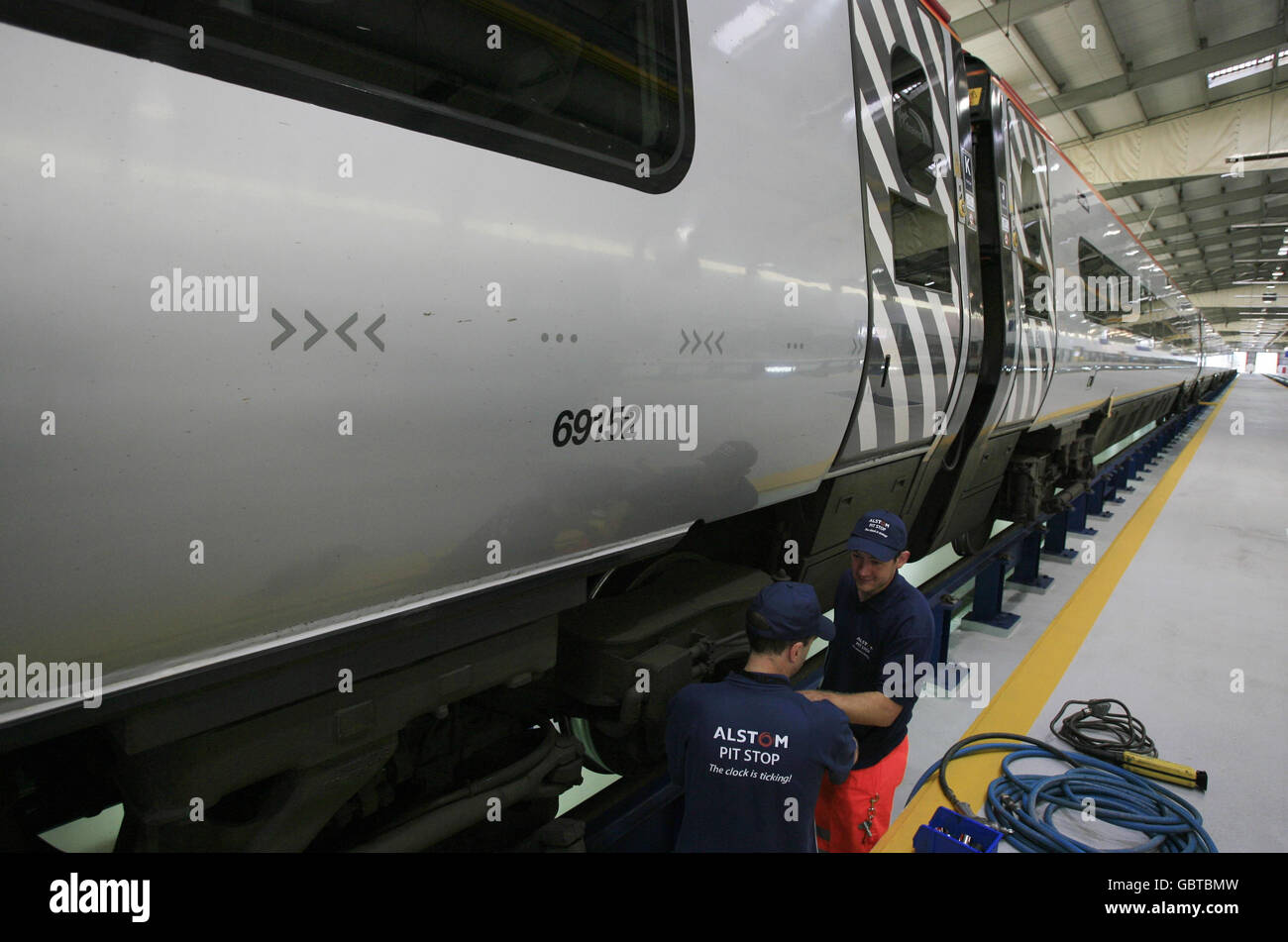 Formula One driver launches rail project Stock Photo - Alamy