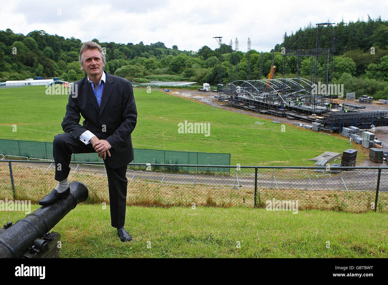 Slane Castle concert Stock Photo - Alamy