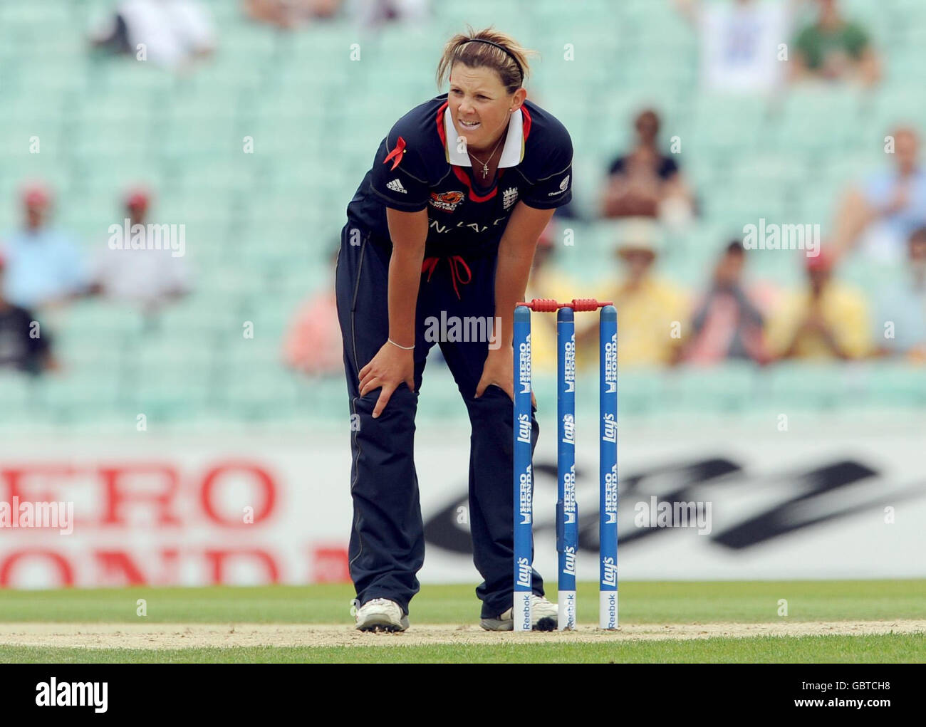 England's Nicky Shaw looks on during the ICC Women's World Twenty20 ...