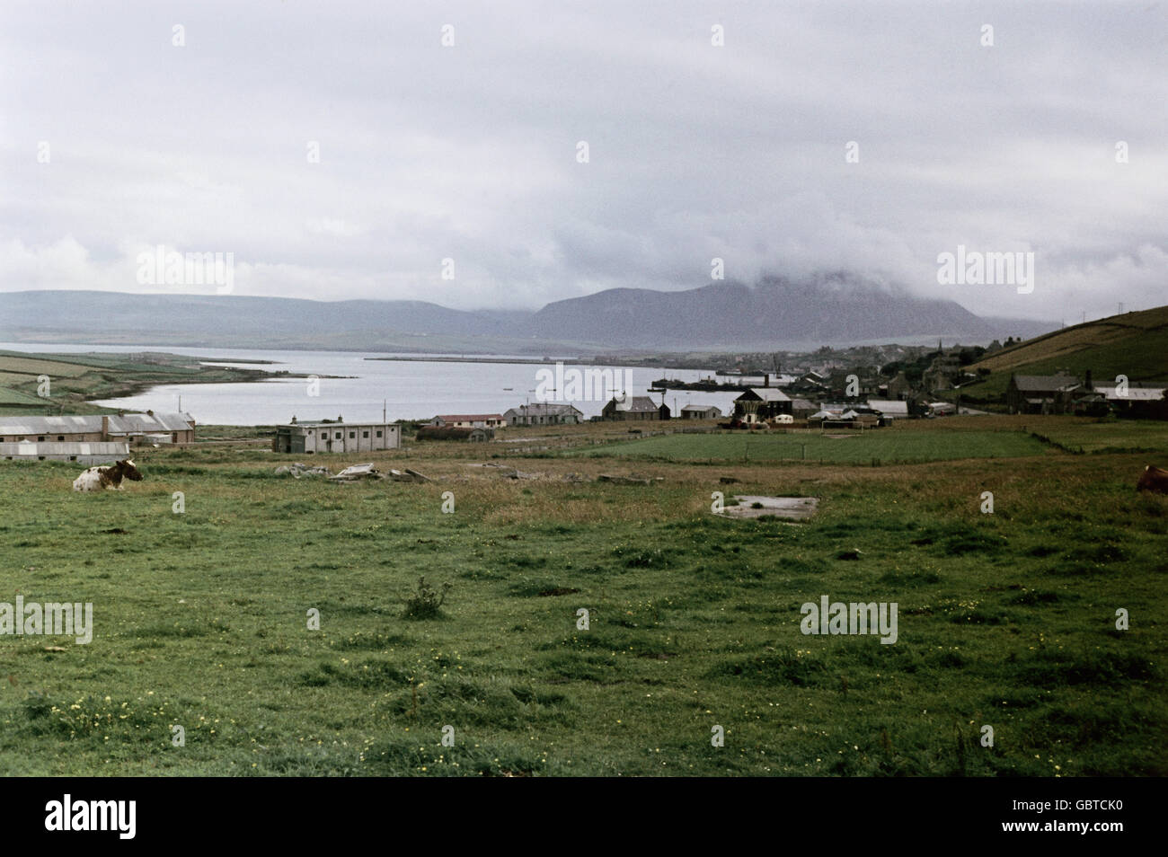 geography / travel, Great Britain, Shetland Islands, view of a small ...