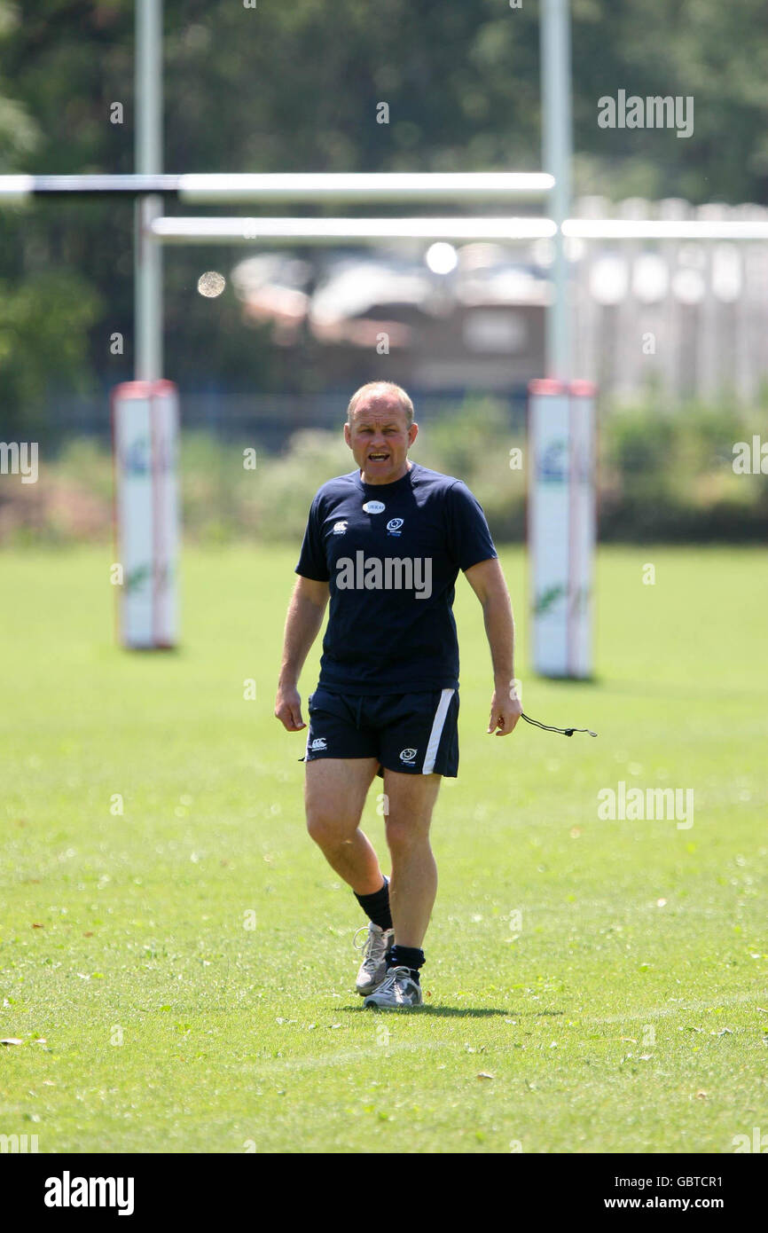 Scotland 'A' Head Coach Andy Robinson during a Scotland A training ...