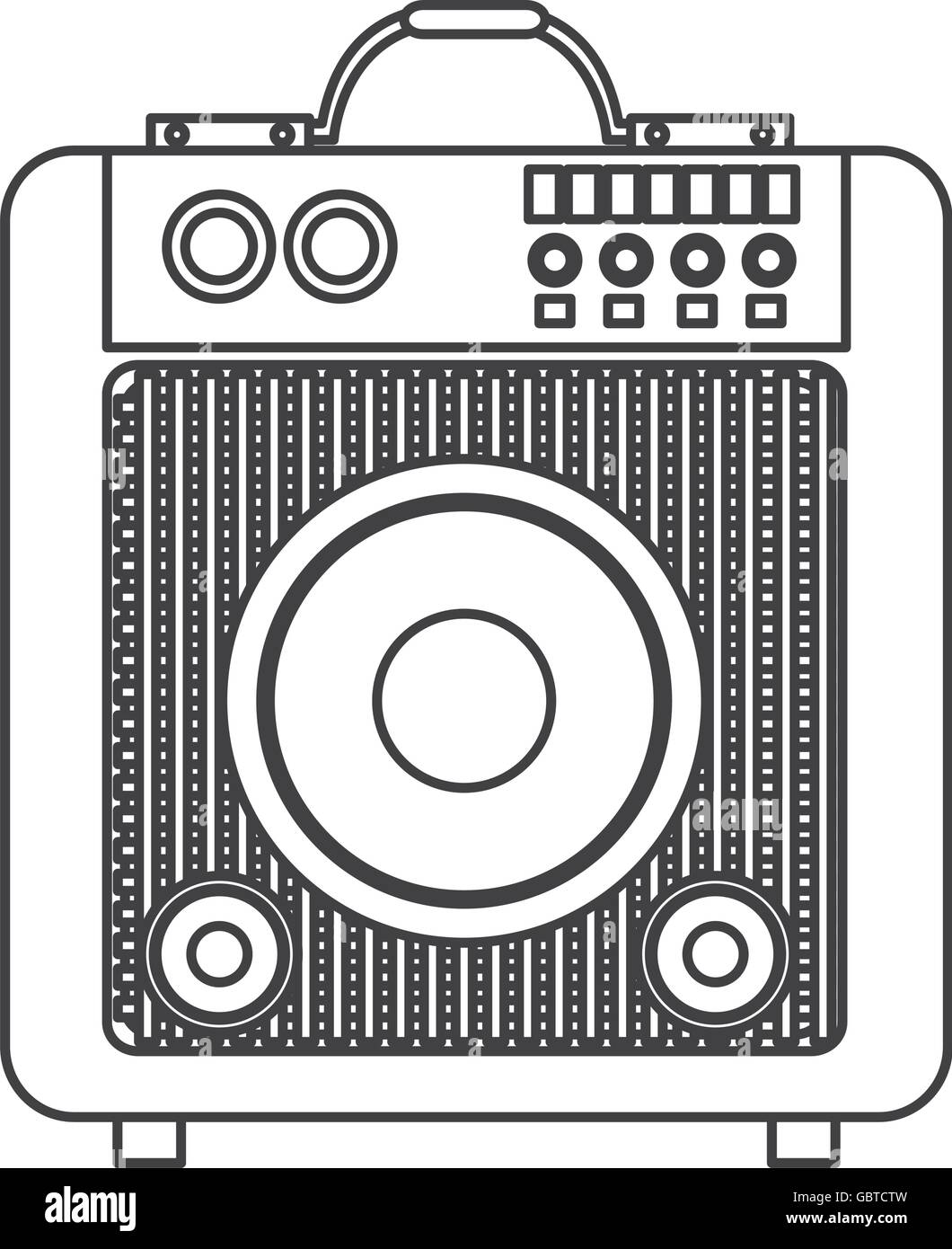 Rock concert sound system Stock Vector Images - Alamy