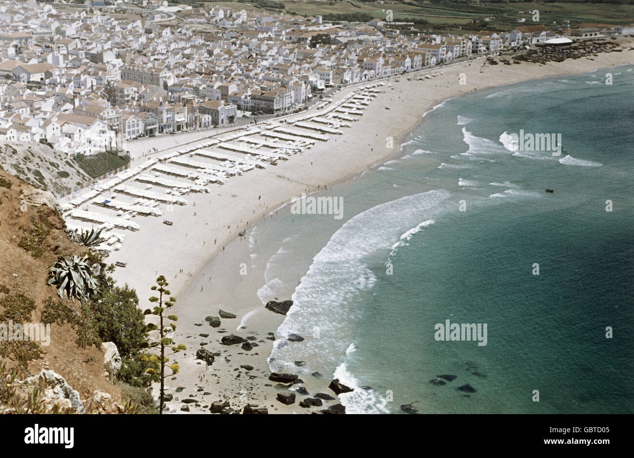 geography / travel, Portugal, Estremadura Provice, Nazare, beach ...