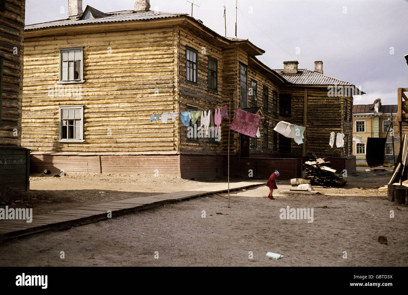 geography / travel, Russia, Murmansk, old town, view, 1972, Additional ...