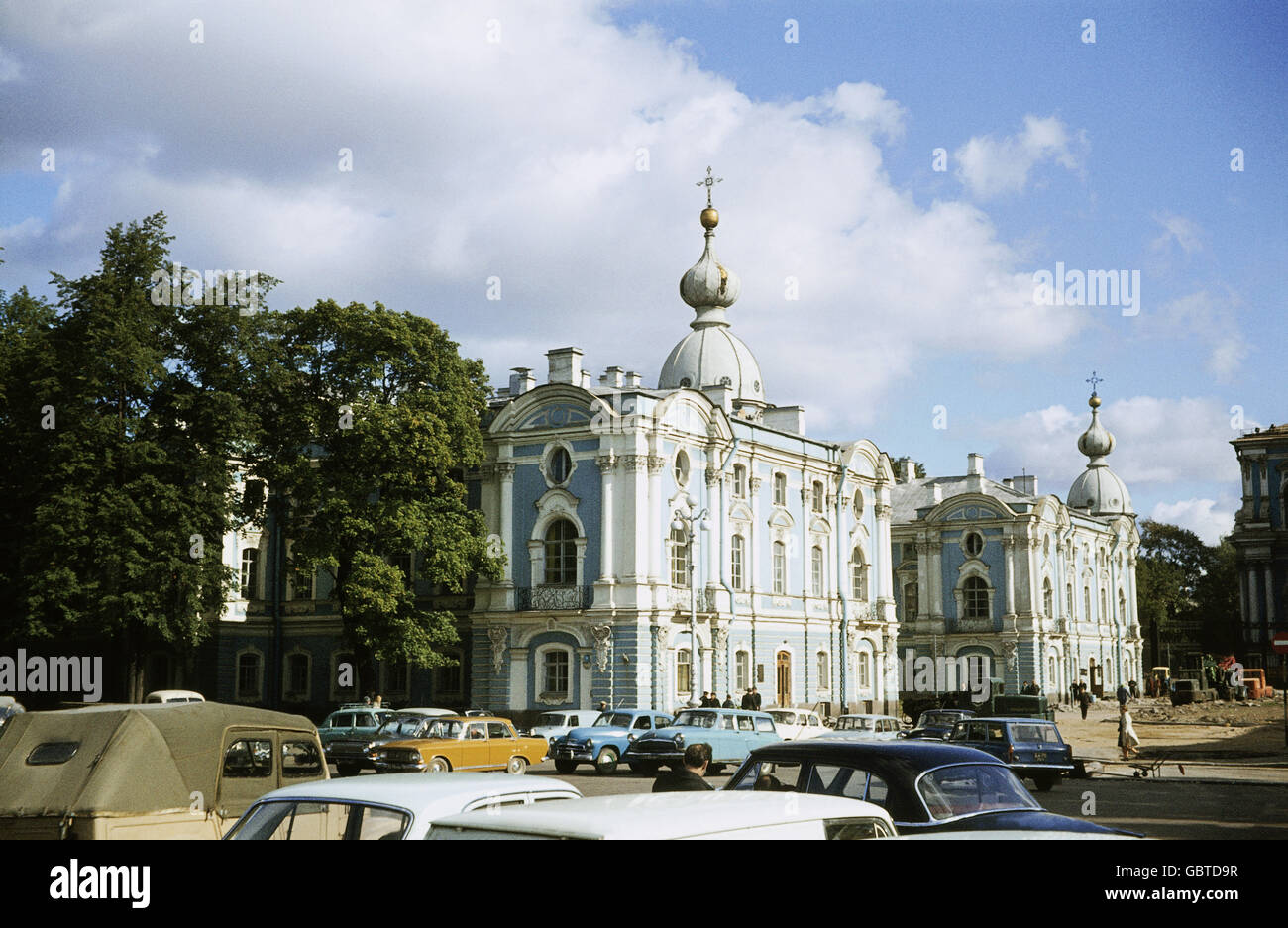 geography / travel, Russia, Sankt-Peterburg, city view, Smolny ...