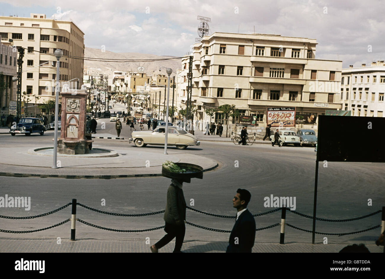 geography / travel, Syria, Damascus, street scene, 1955, Additional ...