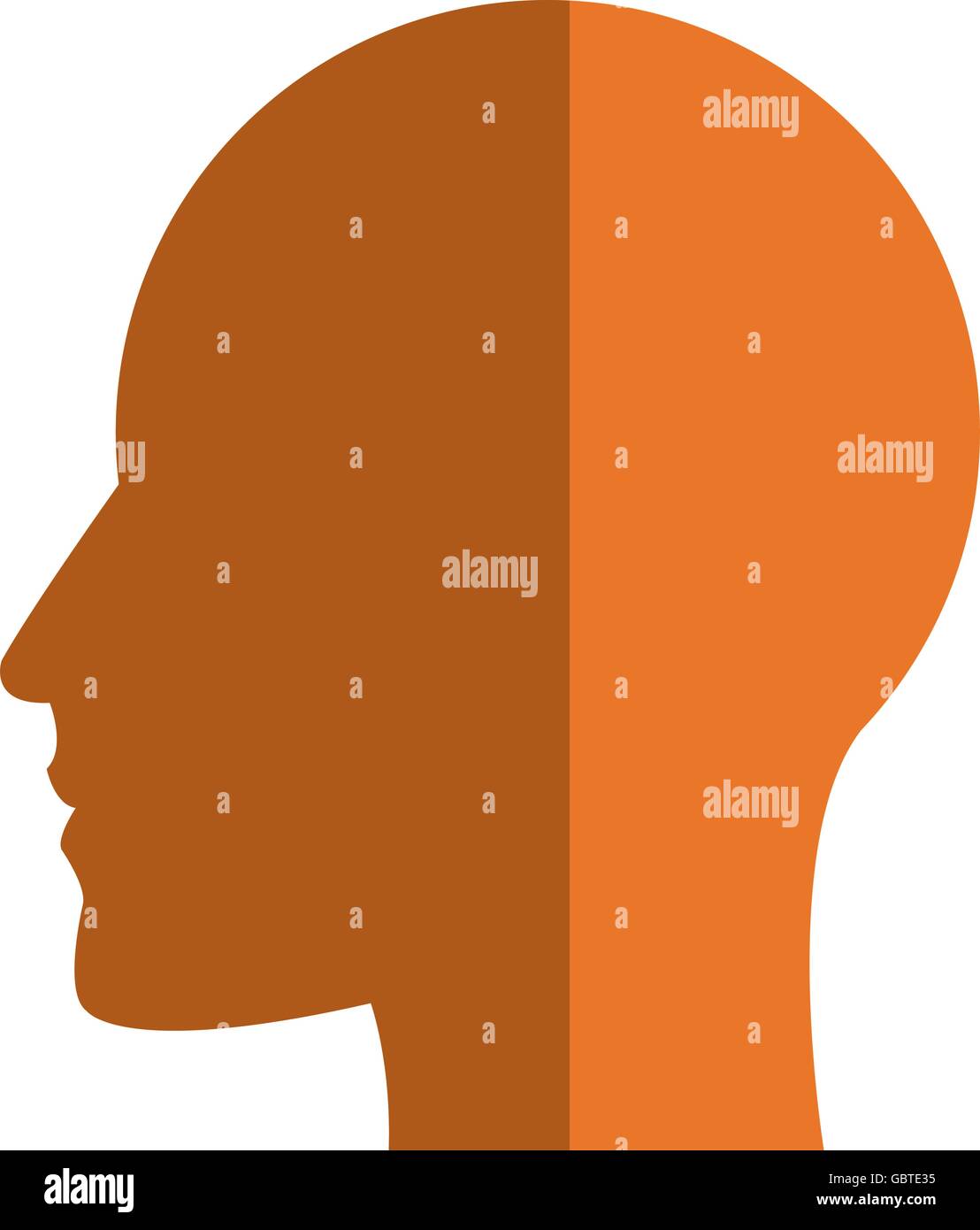 head profile icon Stock Vector Image & Art - Alamy