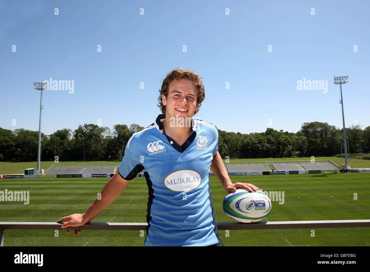 Scotland A's Ruaridh Jackson poses during a photocall at the Stadionul ...