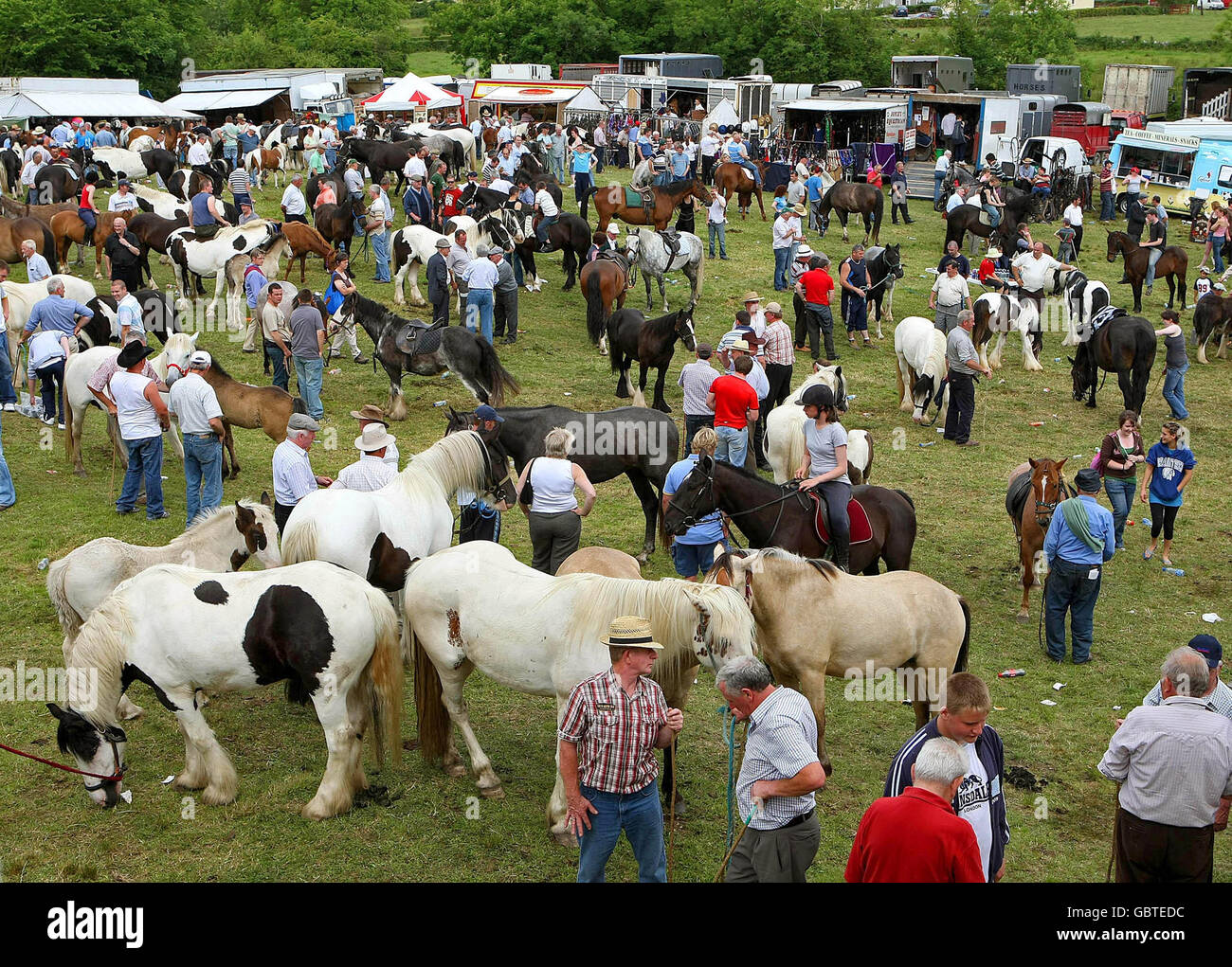 Spancil Hill Horse fair Stock Photo - Alamy