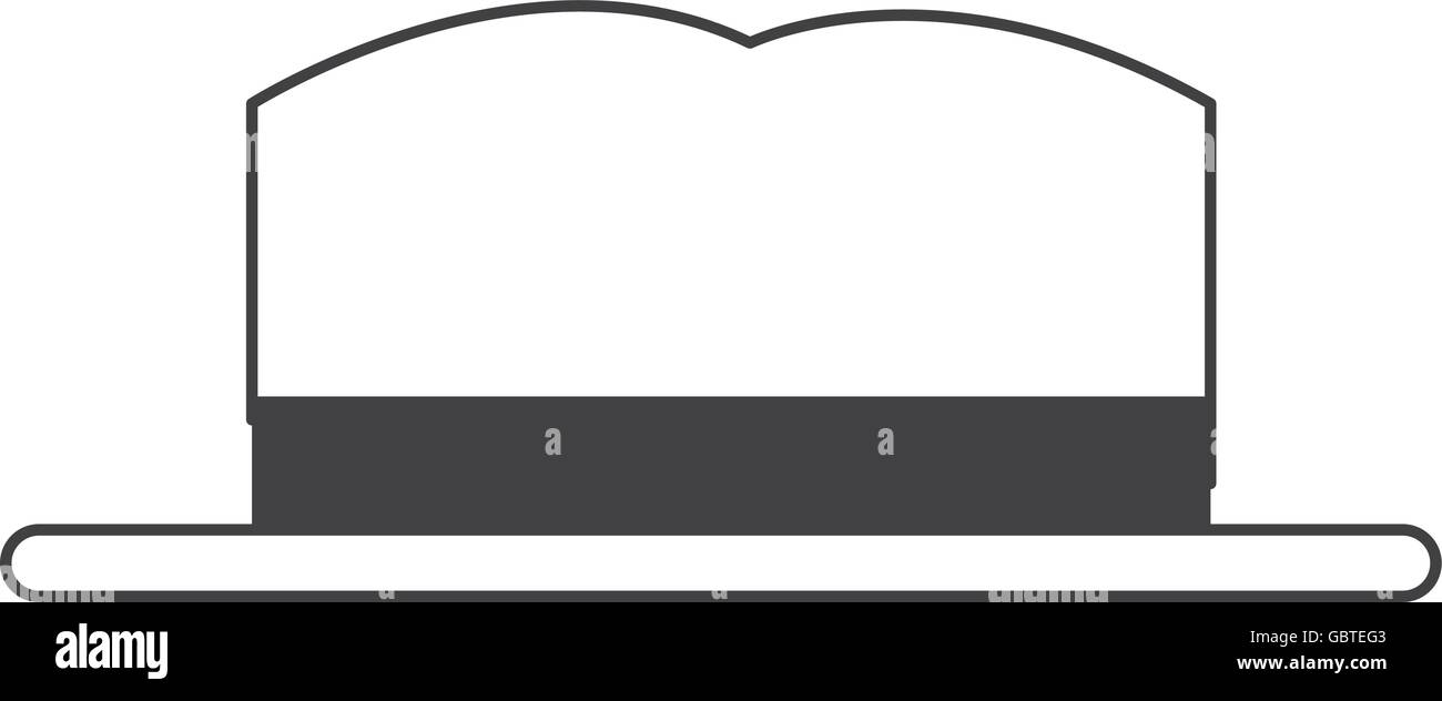 White trilby hat Stock Vector Images - Alamy