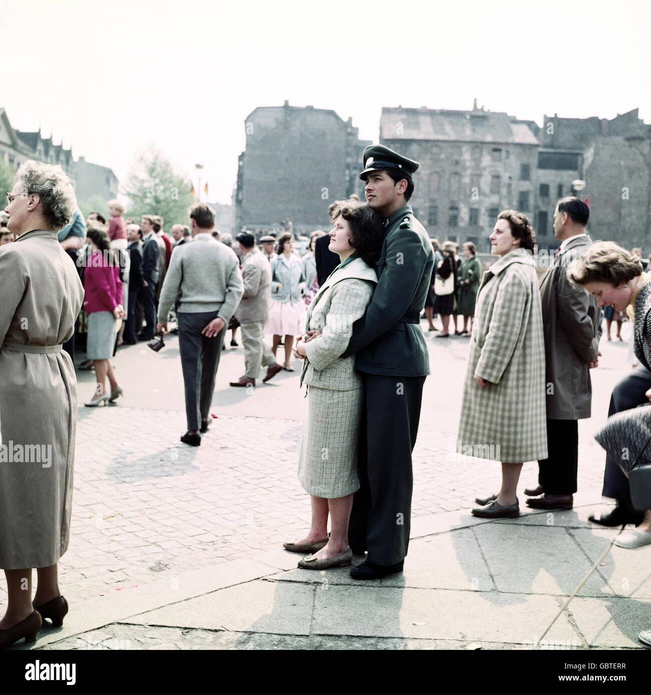 geography / travel, Germany, East-Germany, politics, Labour Day, rally ...
