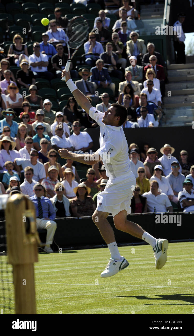 Great Britain's Joshua Goodall in action during the 2009 Wimbledon ...