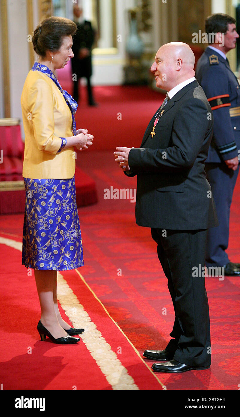Receives obe princess royal investiture ceremony buckingham palace hi ...