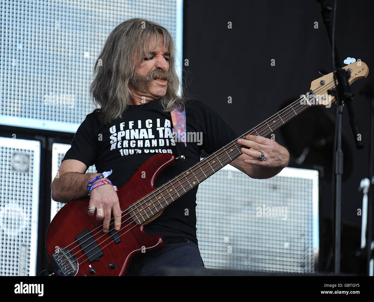 Derek Smalls (Harry Shearer) from Spinal Tap performing during the 2009 ...