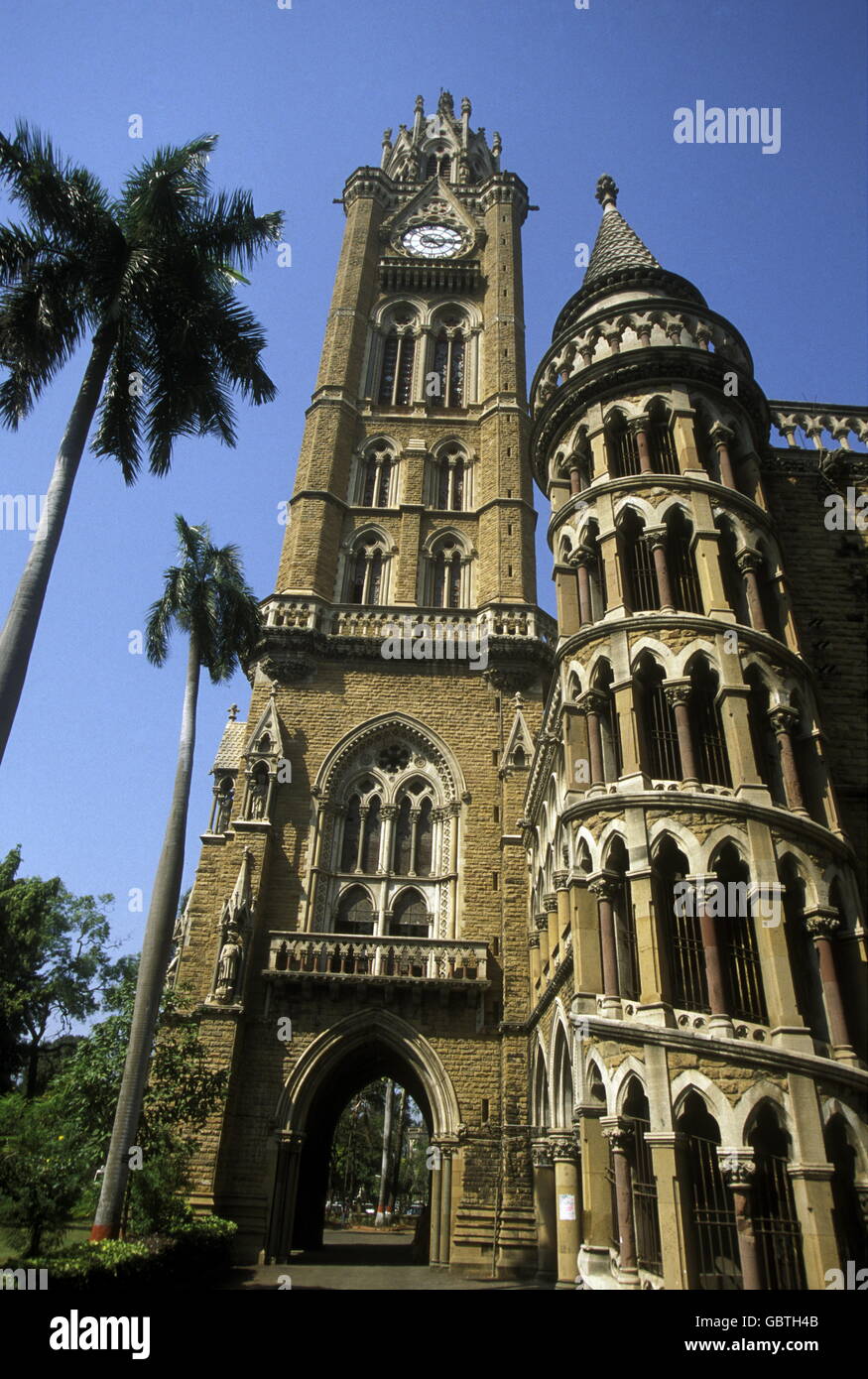 the University of Bombay in the city of Bombay or Mumbai in India Stock ...