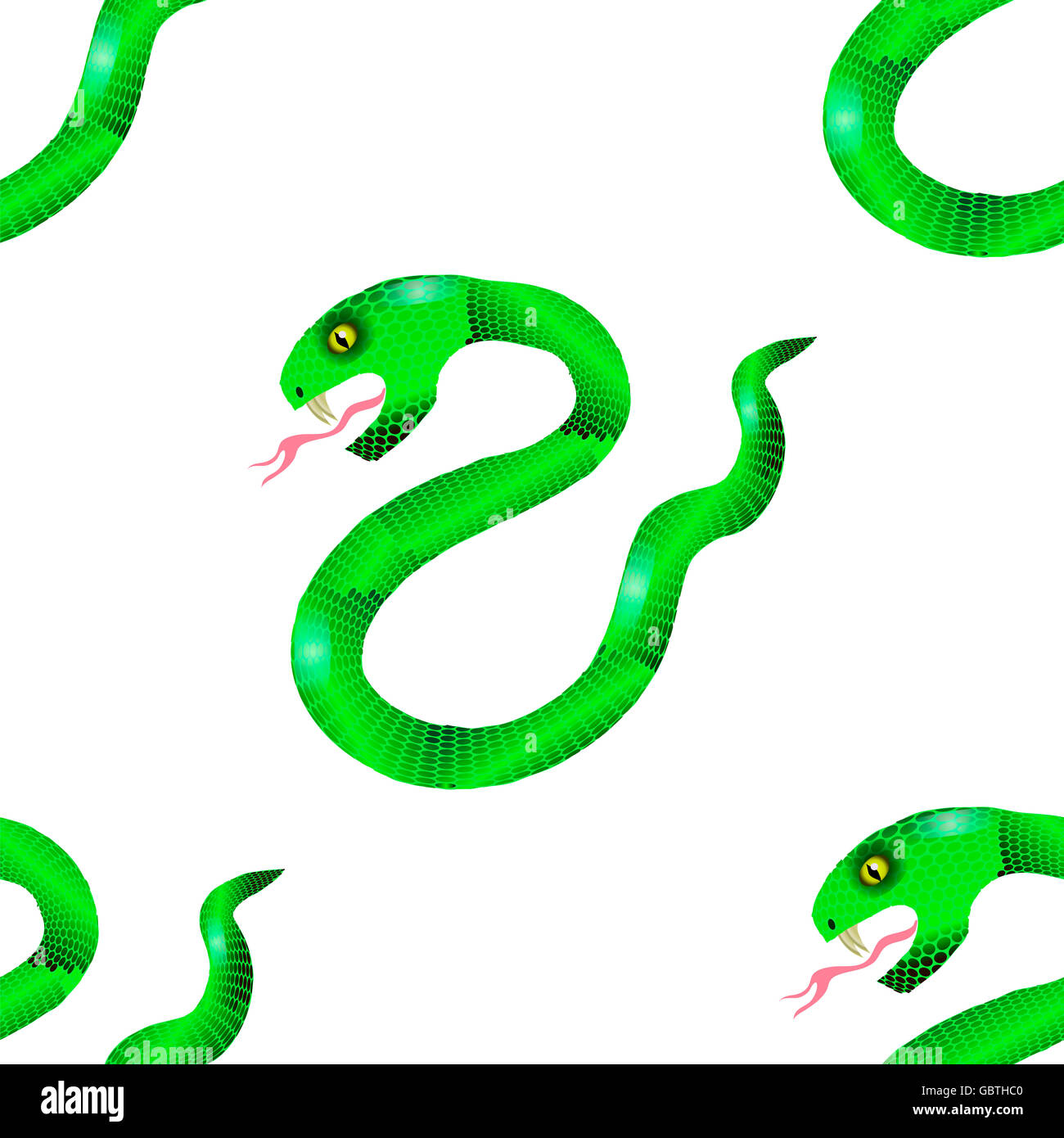 Green snake seamless background hi-res stock photography and images - Alamy