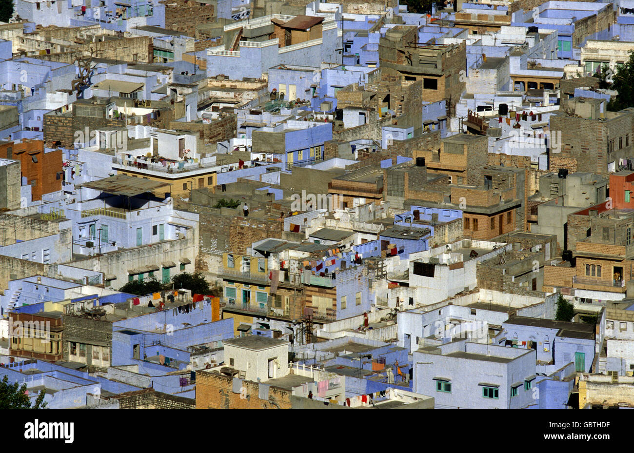 the city of Jodhpur in the province of Rajasthan in India Stock Photo ...