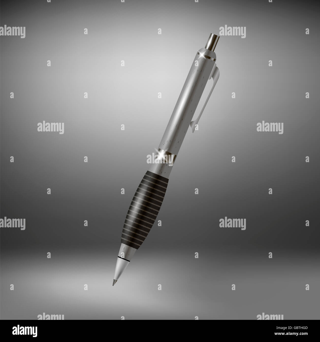 Single Pen Isolated. Office Tool Stock Photo - Alamy