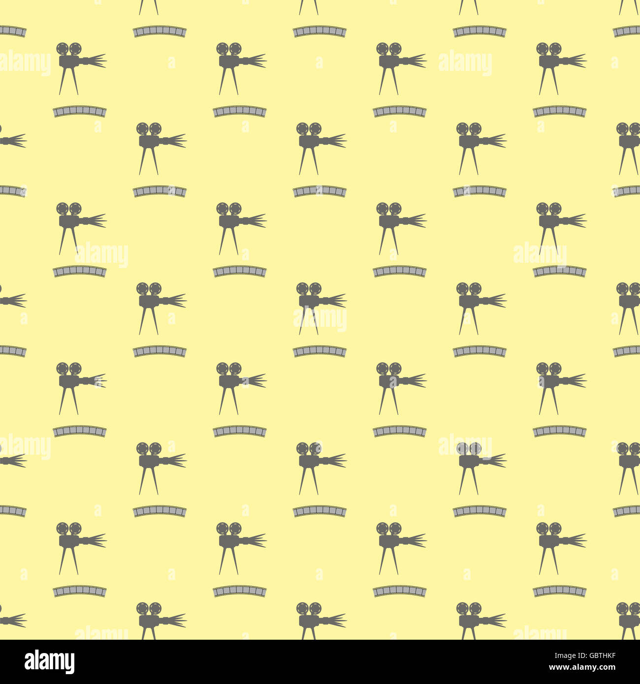 Retro movie projector pattern hi-res stock photography and images - Alamy