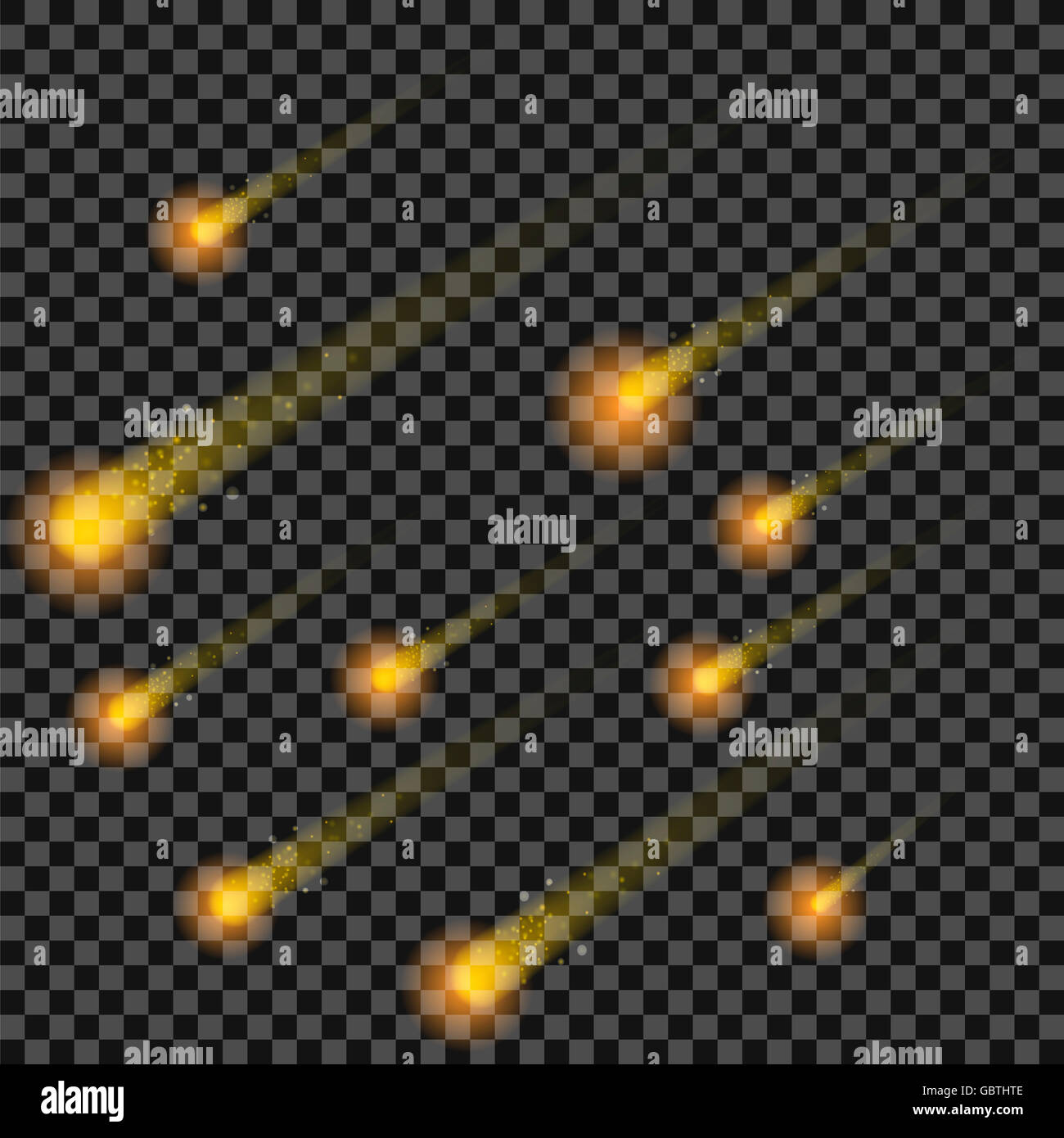 Yellow Stars Isolated Stock Photo - Alamy