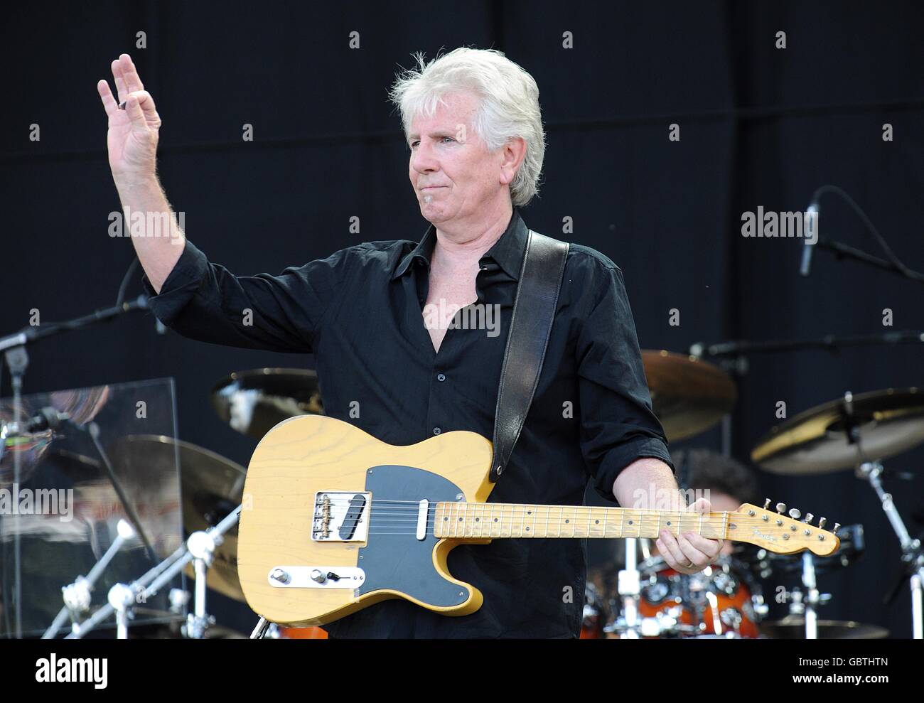 Graham Nash from Crosby, Stills and Nash performing during the 2009 ...