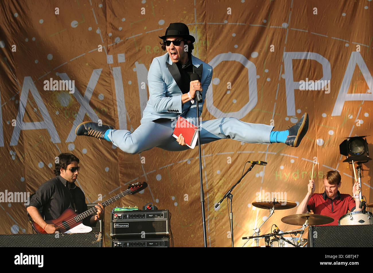 Paul Smith, of Maximo Park, performing during the 2009 Glastonbury ...