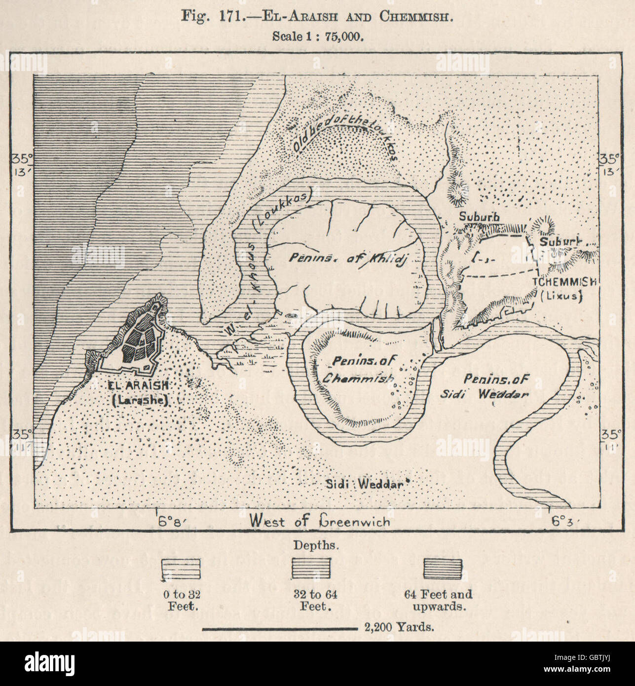 19th century map of morocco hi-res stock photography and images - Alamy