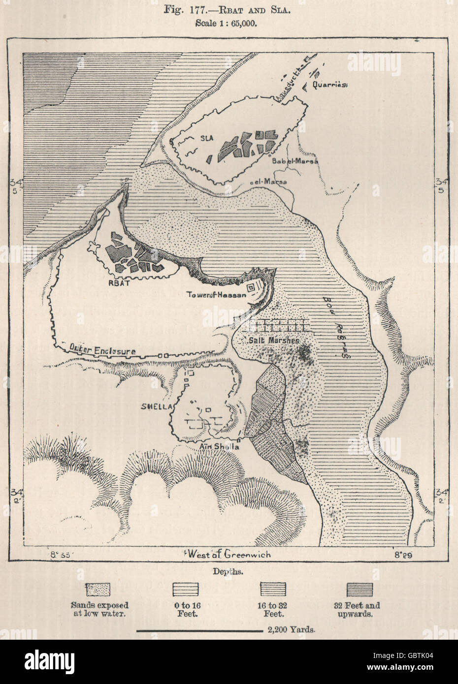 19th century map of morocco hi-res stock photography and images - Alamy