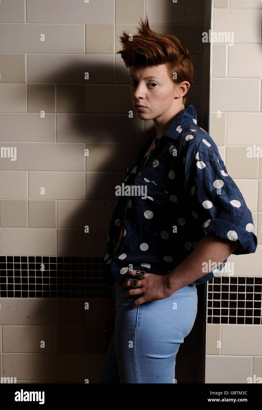 La Roux Portraits - London. Elly Jackson, from pop duo La Roux at the ...
