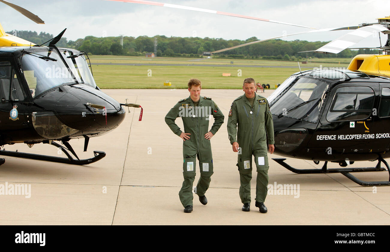 Princes William and Harry RAF photocall Stock Photo - Alamy