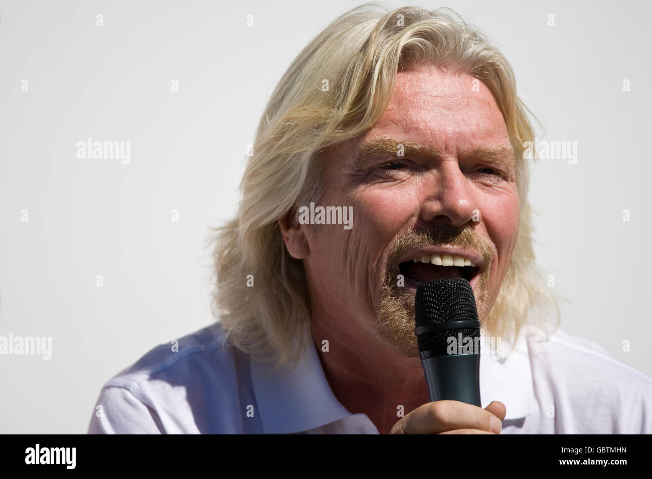 Brawn GP's main sponsor Virgin's Sir Richard Branson during the ...