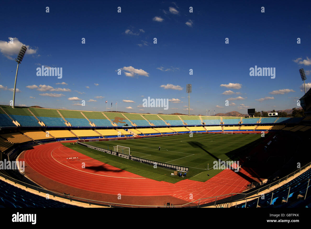 A general view of the royal bafokeng stadium hi-res stock photography ...