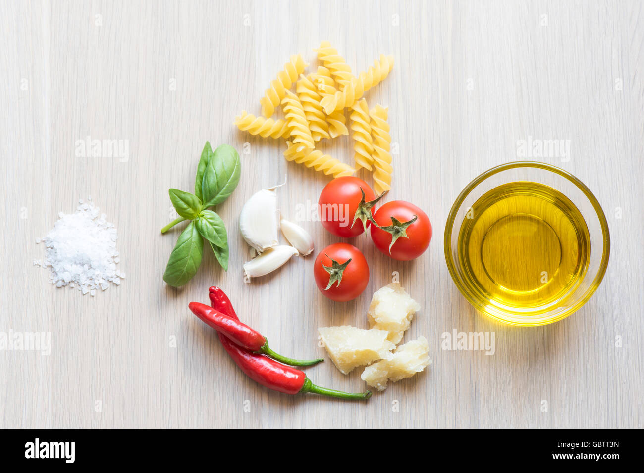 Ingredient Italian Pasta Stock Photo - Alamy