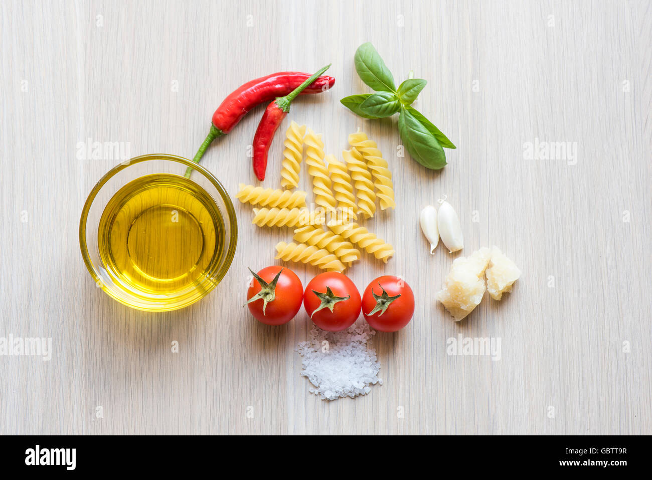 Ingredient Italian Pasta Stock Photo - Alamy