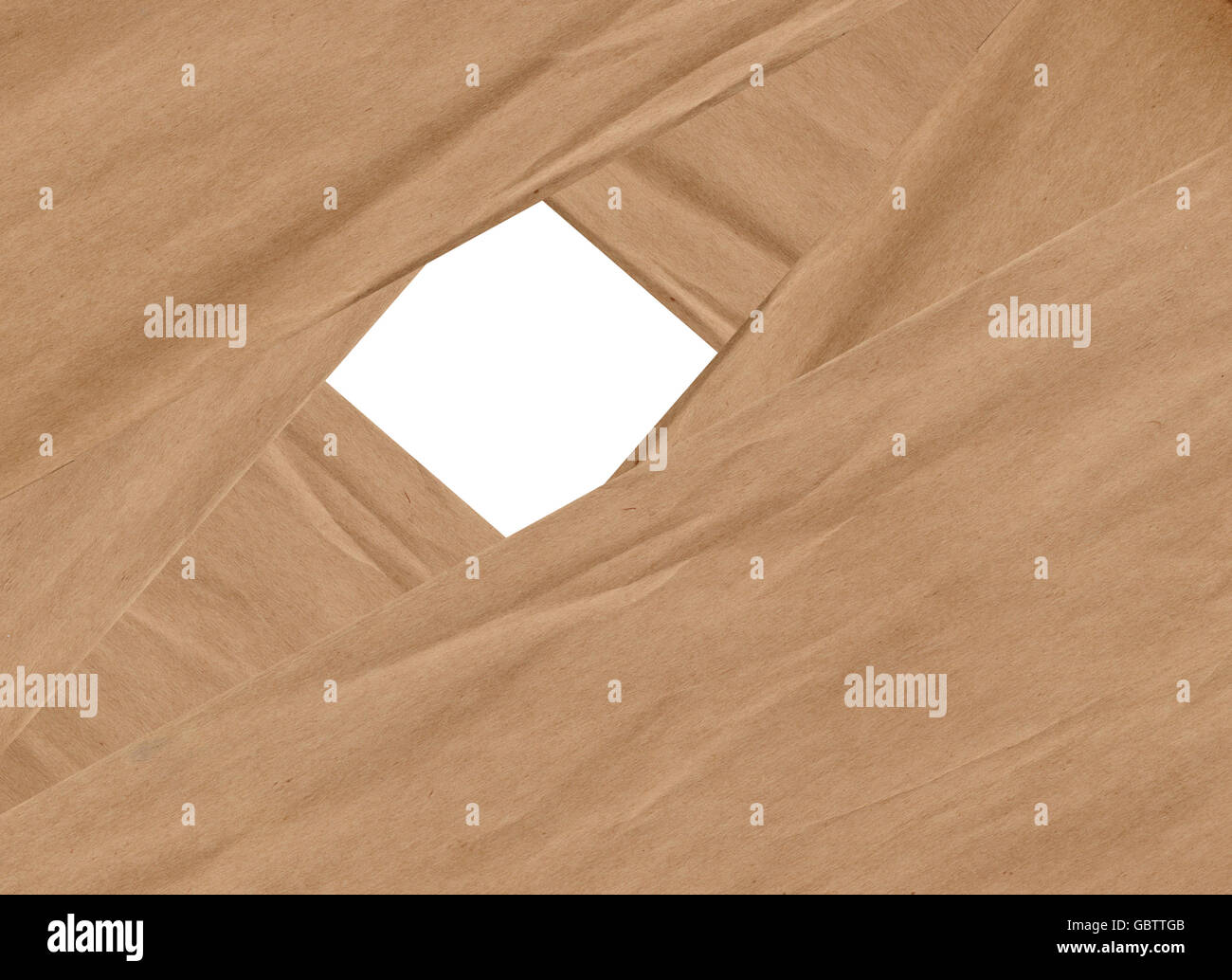 Brown wrapping paper background with copy space Stock Photo - Alamy