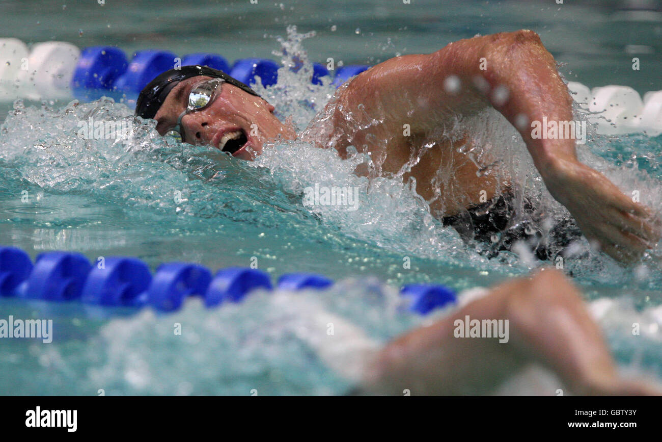 David Davies in action during the Scottish Gas National Open Swimming ...